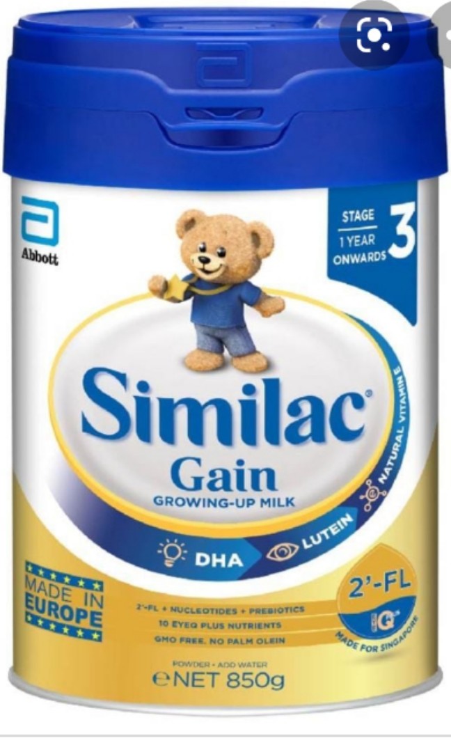 Similac Gain Stage 3, Babies & Kids, Nursing & Feeding, Weaning ...