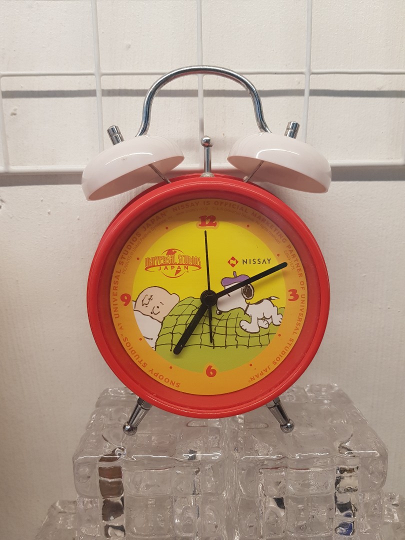 Snoopy Peanuts Clock, Furniture & Home Living, Home Decor, Clocks on ...