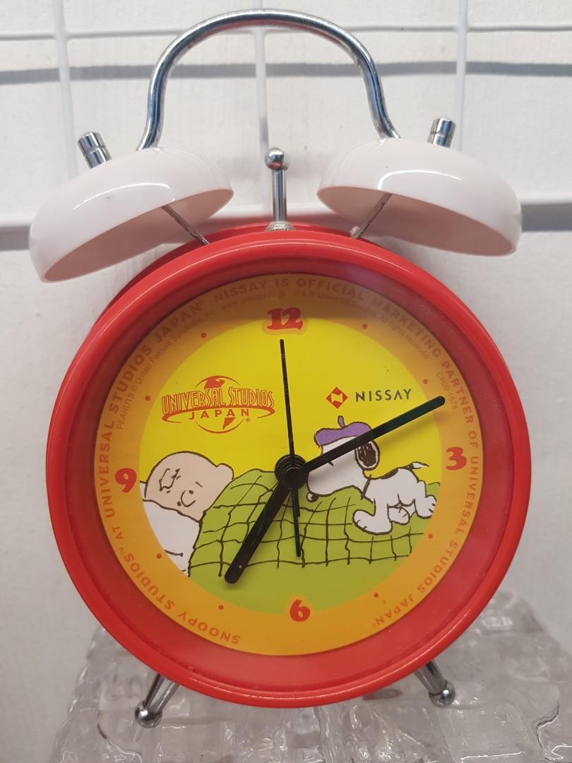 Snoopy Peanuts Clock, Furniture & Home Living, Home Decor, Clocks on ...