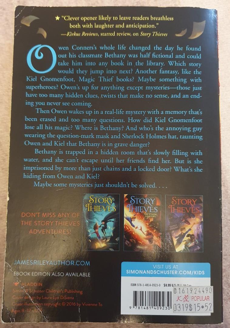 Story Thieves-Stolen Chapters, Hobbies & Toys, Books & Magazines ...