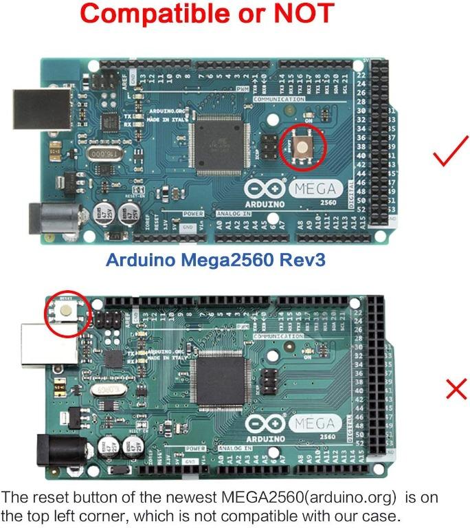 SUNFOUNDER Mega 2560 Case Enclosure Transparent Glossy Acrylic Computer ...