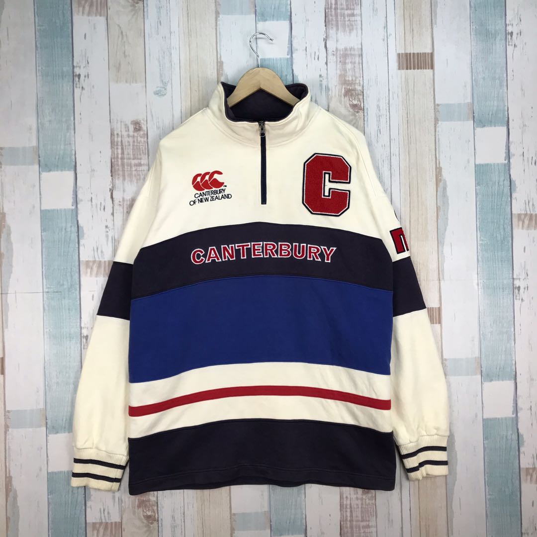 Vintage Canterbury Of New Zealand Embroidery Logo, Men's Fashion, Tops & Sets, Tshirts & Polo ...