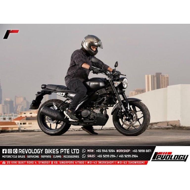 YAMAHA XSR 155 MATTE BLACK, Motorcycles, Motorcycles for Sale, Class 2B ...
