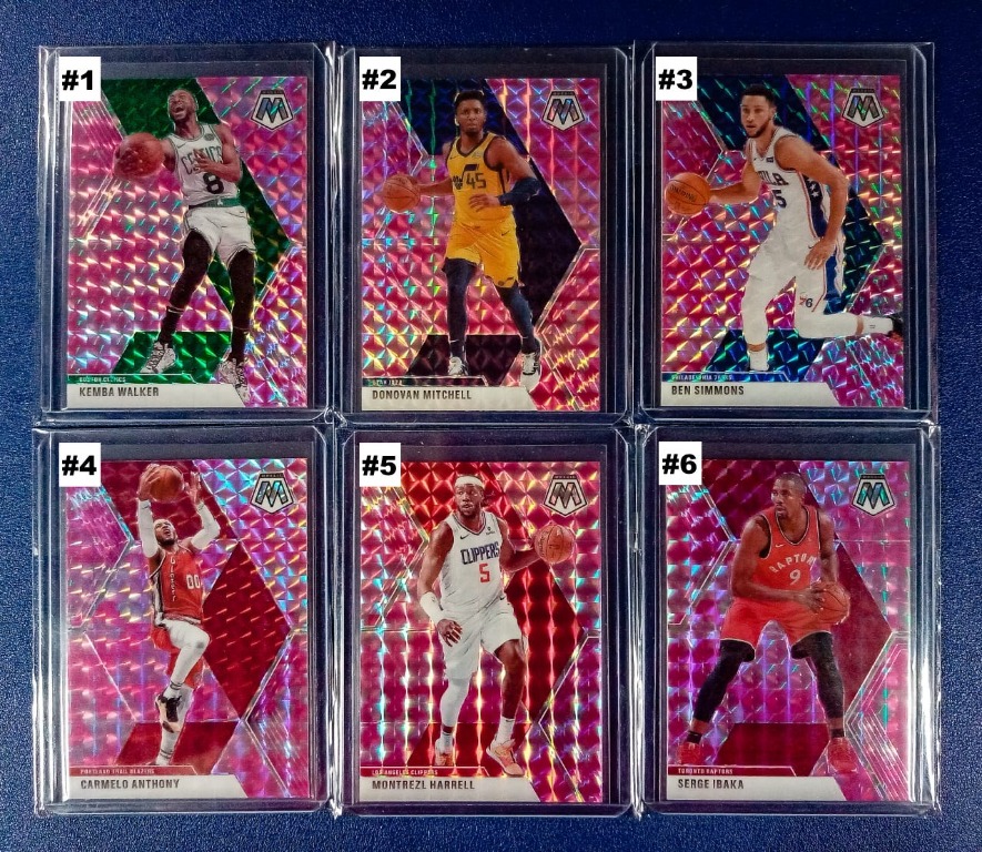 2019 Pink Mosaic NBA Cards with Free Toploader Php 599 Each, Hobbies ...