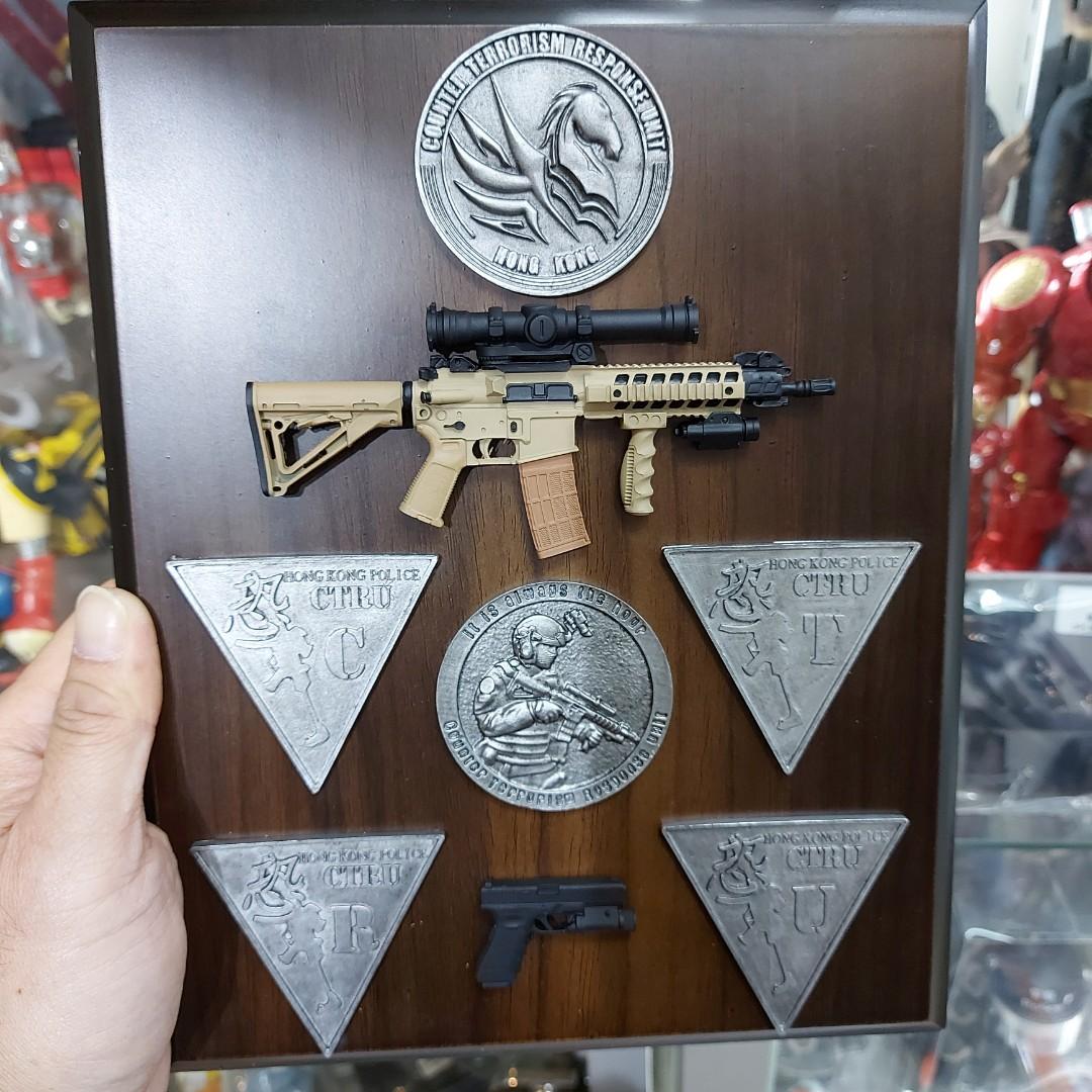 全新超精美 1 : 4 香港警察 反恐部隊 HONG KONG POLICE COUNTER TERRORISM RESPONSE UNIT ...