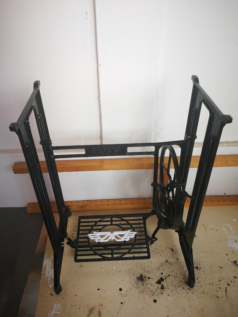 Antique Sewing machine Stand, Furniture & Home Living, Furniture, Other ...