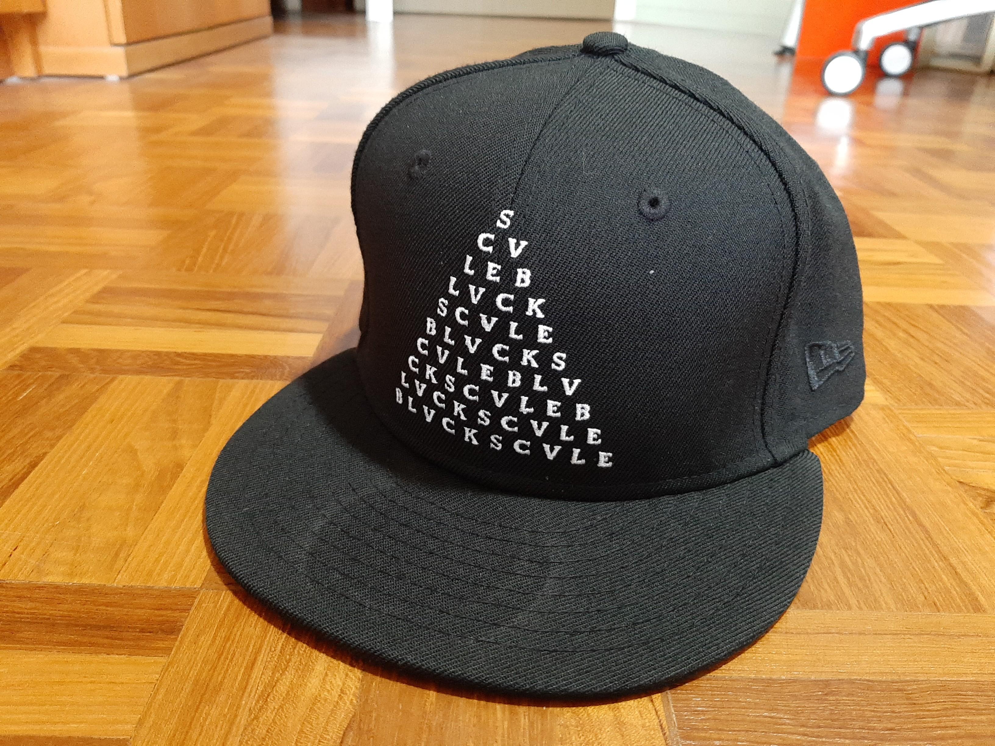 Black Scale New Era Fitted Cap, Men's Fashion, Watches & Accessories ...