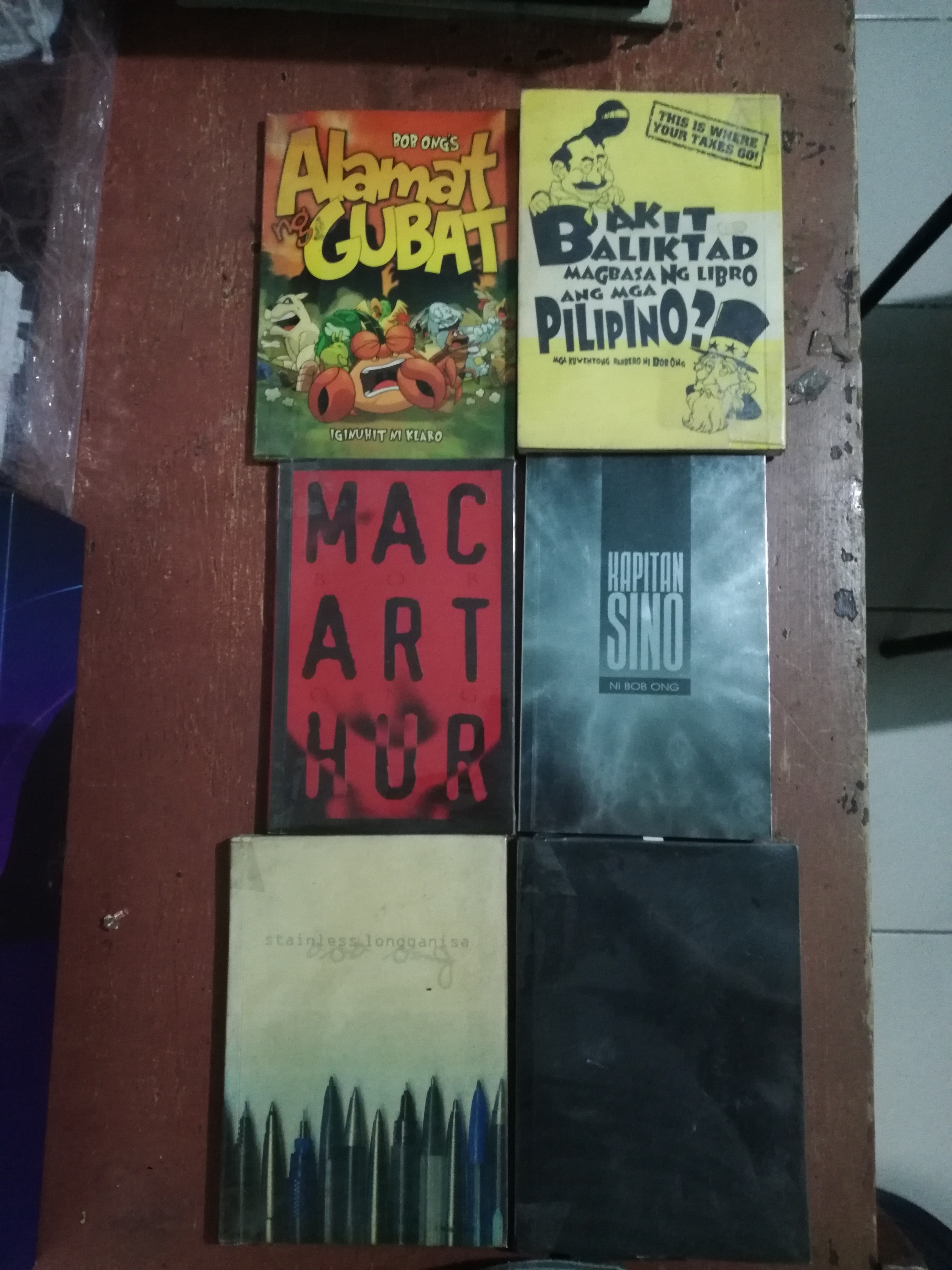 Bob Ong books Kapitan Sino, Alamat ng Gubat, Bakit Baliktad magbasa ng ...