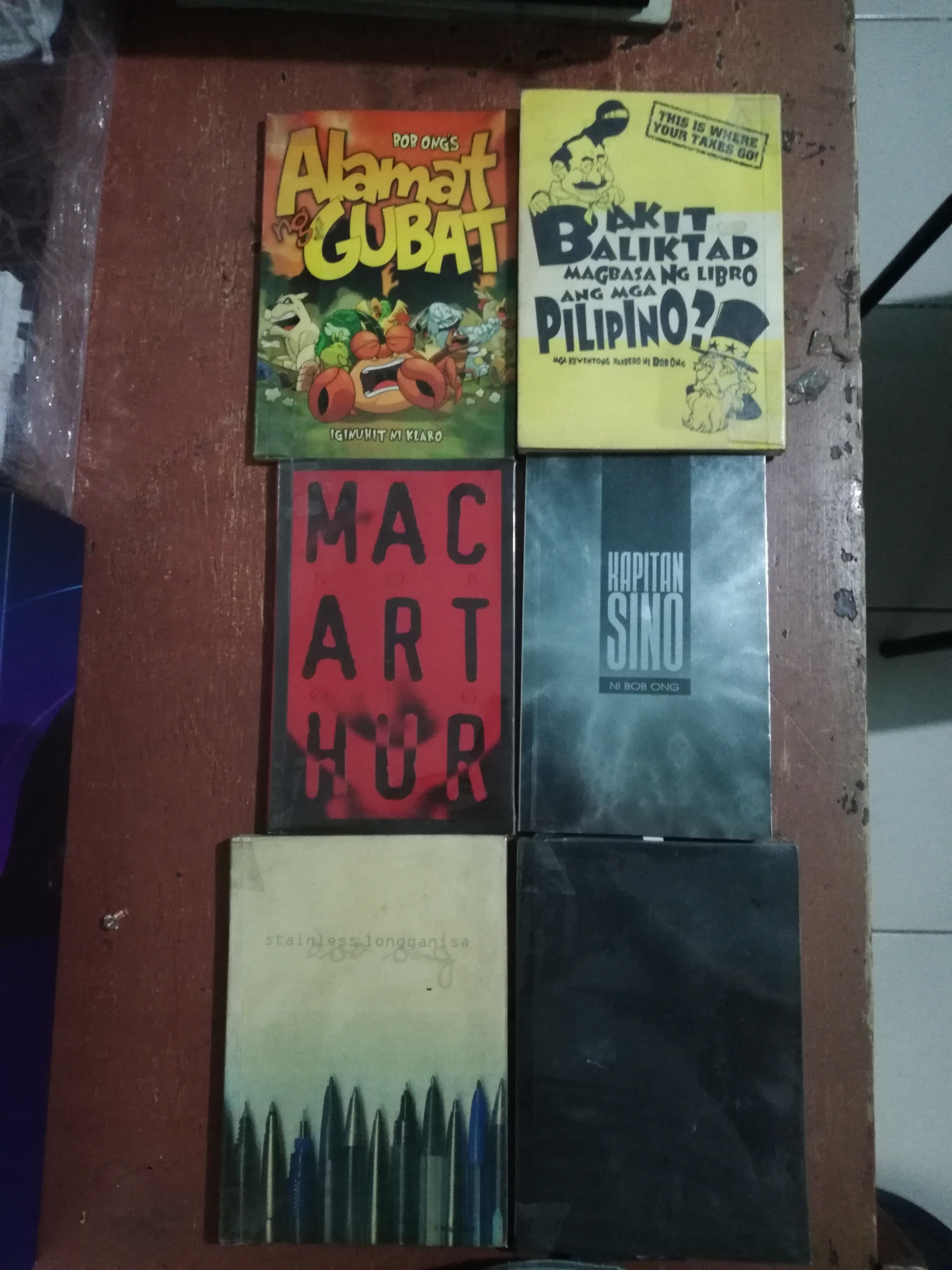 Bob Ong books Kapitan Sino, Alamat ng Gubat, Bakit Baliktad magbasa ng ...