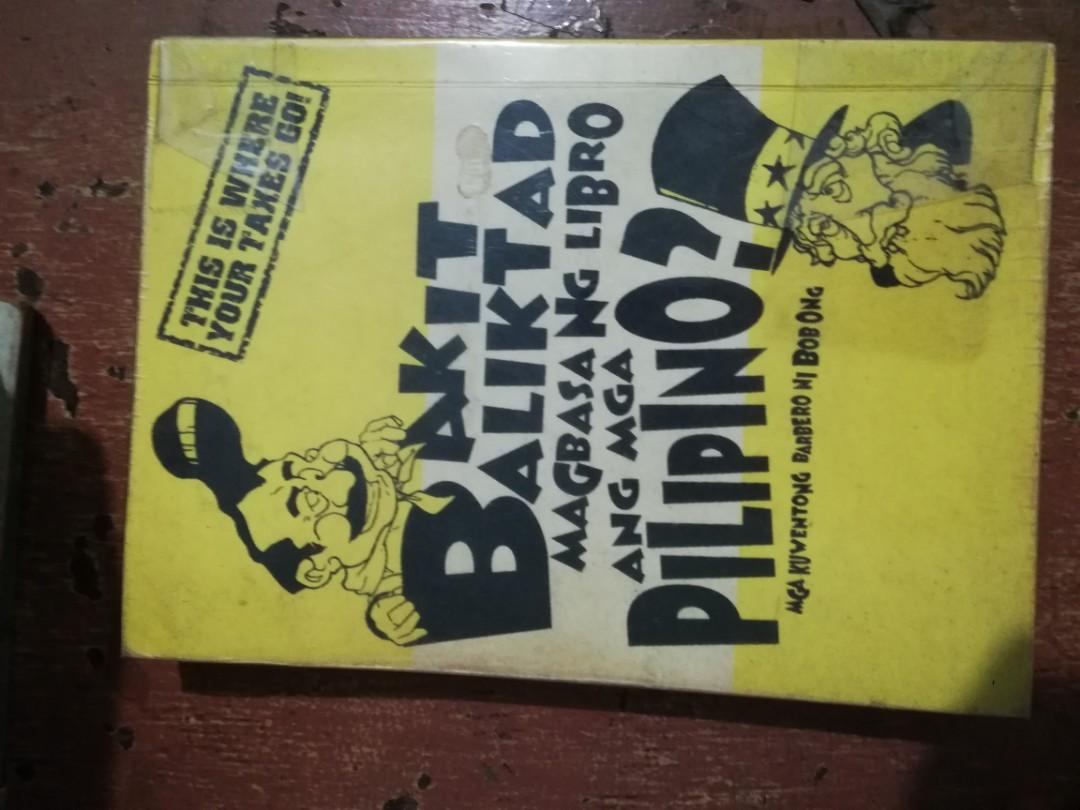 Bob Ong books Kapitan Sino, Alamat ng Gubat, Bakit Baliktad magbasa ng ...