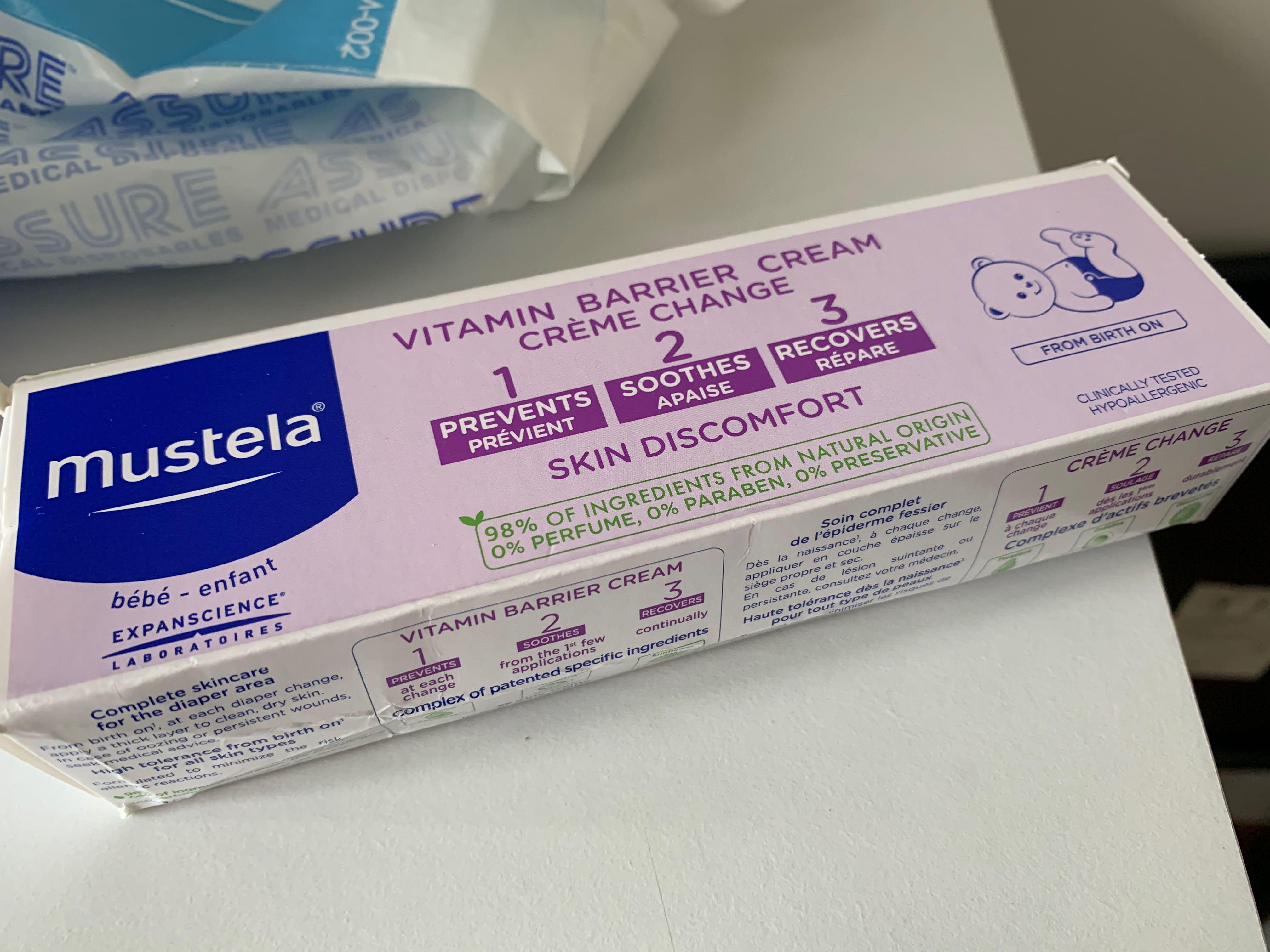 Brand New Mustela Barrier Cream, Babies & Kids, Bathing & Changing ...