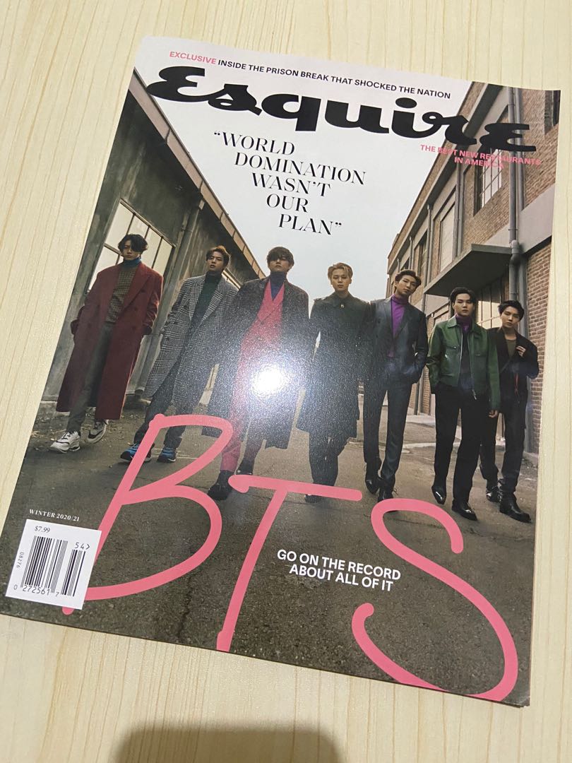 Bts esquire magazine, Hobbies & Toys, Memorabilia & Collectibles, K-Wave on Carousell
