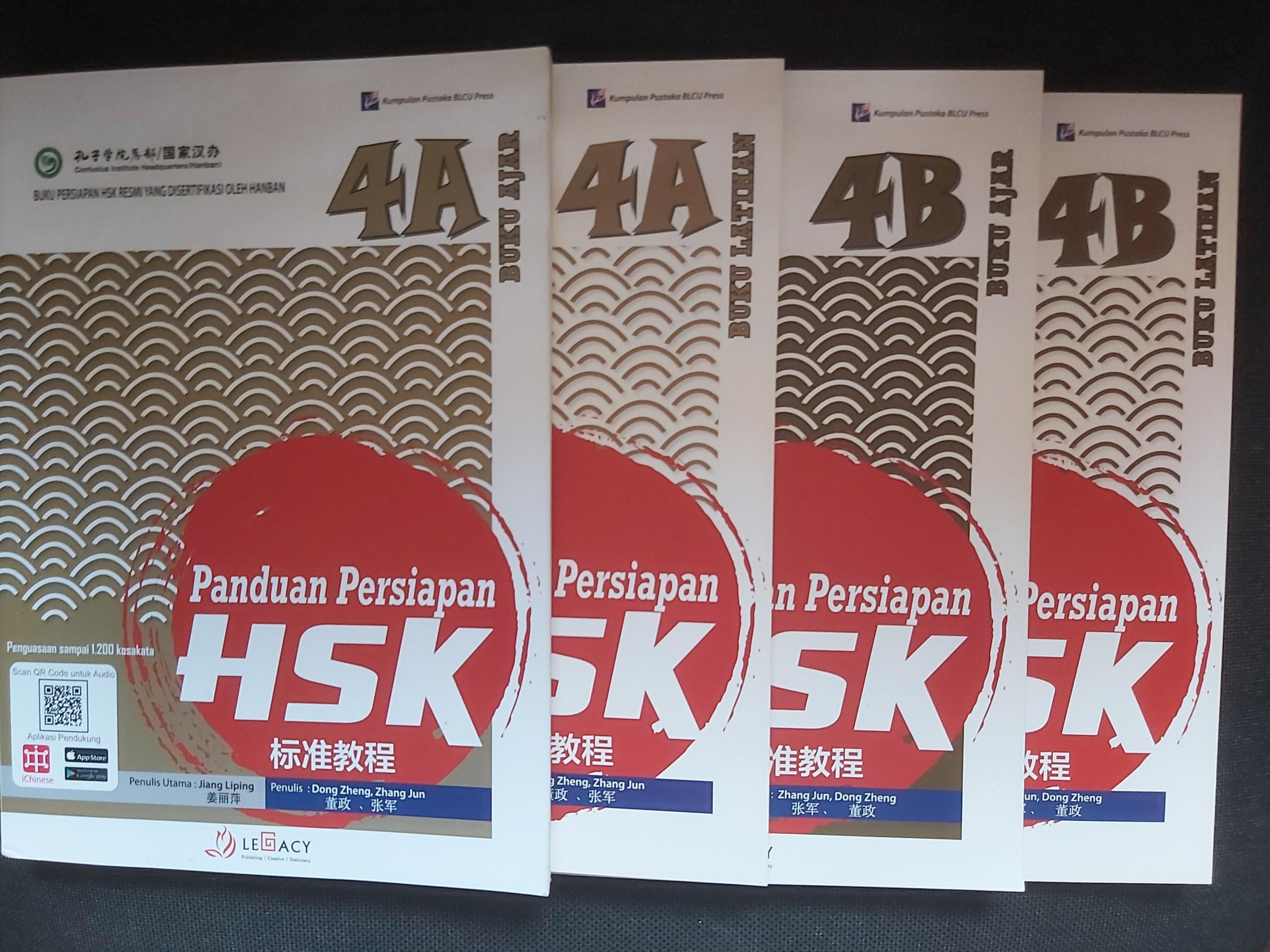 BUKU MANDARIN PANDUAN PERSIAPAN HSK 4 SET A B, Buku & Alat Tulis, Buku ...