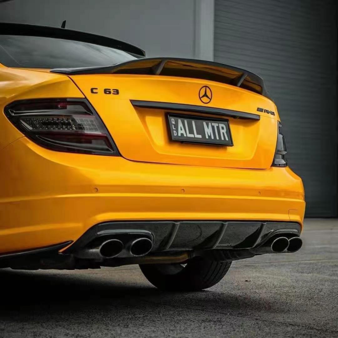 PRE FL C63 W204 FRONT BUMPER SIDE SKIRT REAR DIFFUSER BODYKIT KIT 2007 ...