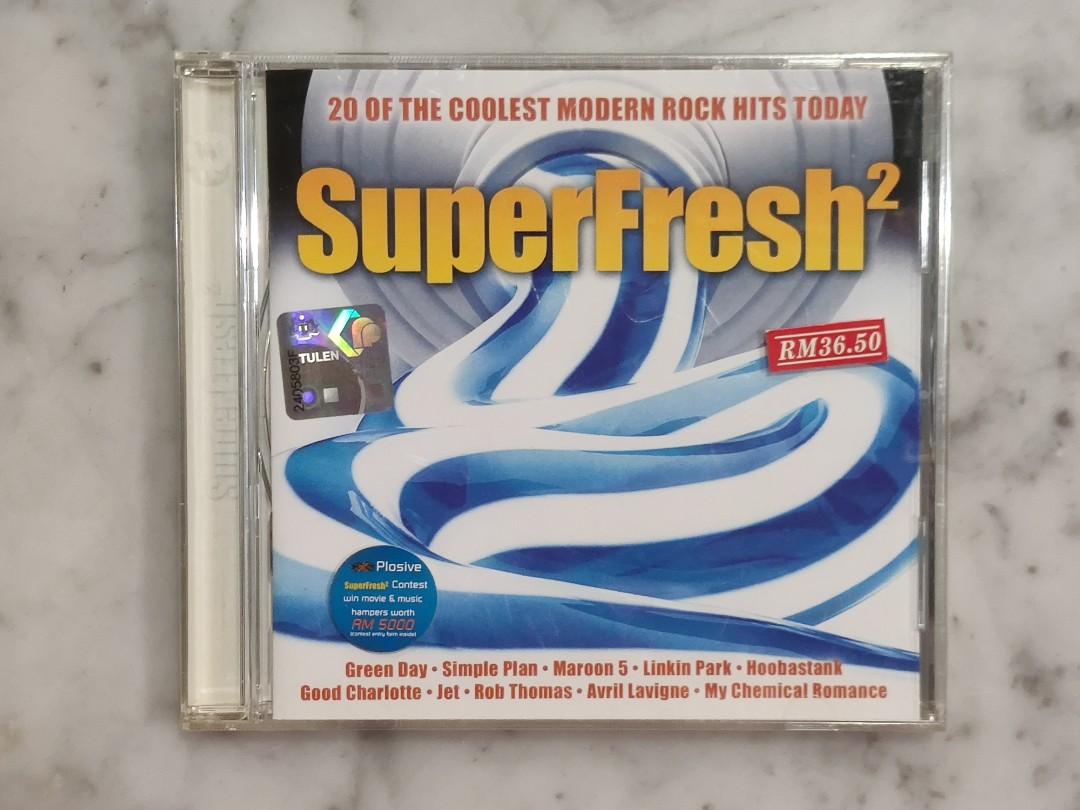 (CD) SuperFresh2 20 Of The Coolest Modern Rock Hits, Hobbies & Toys ...