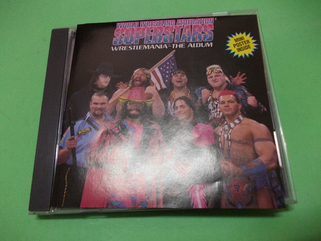 CD VARIOUS ARTISTS : WRESTLEMANIA – THE ALBUM BY WWF (1993, COMPILATION ...