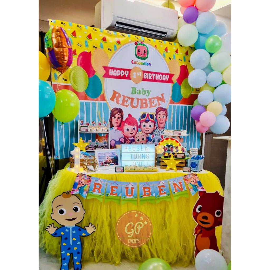 Cocomelon Theme Dessert Table Set Up, Lifestyle Services, Event & Party ...