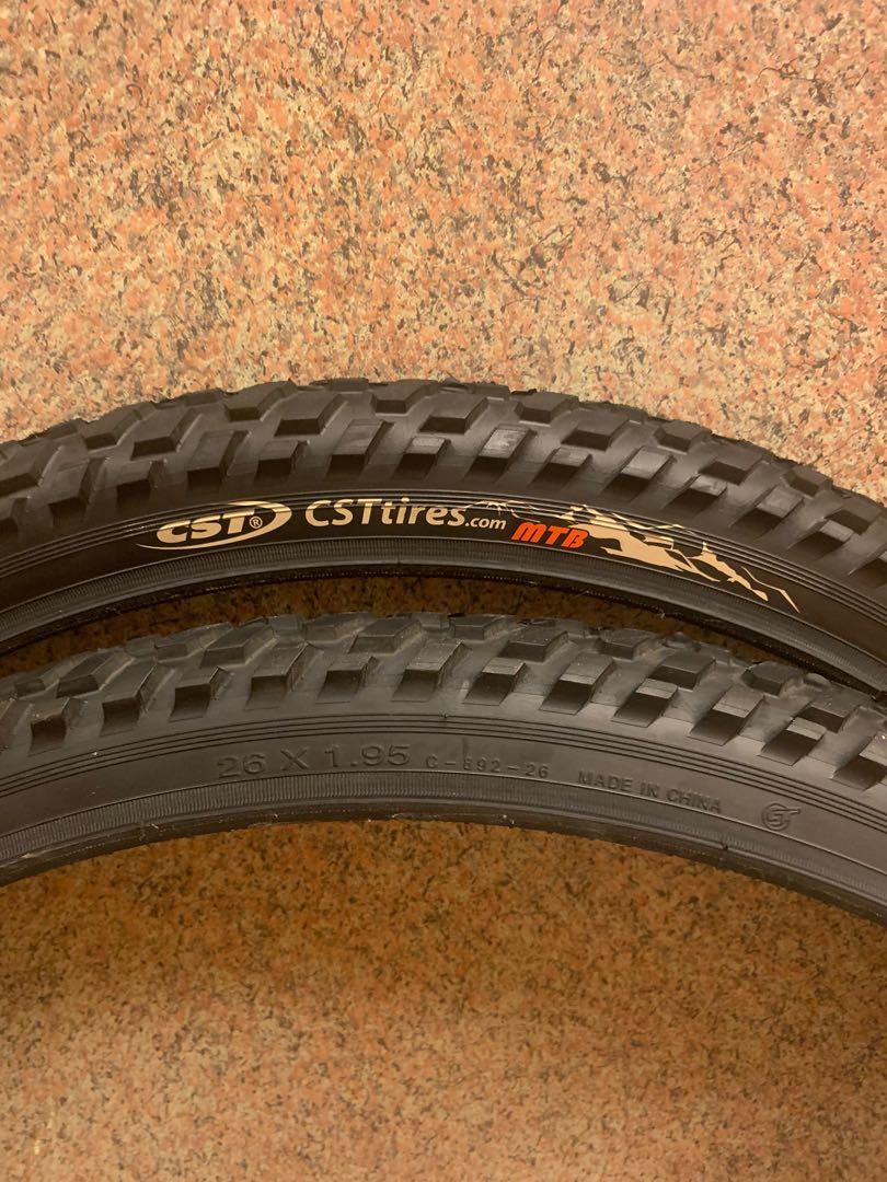 CST 26” MTB Tires, 運動產品, 單車及配件, 單車 - Carousell