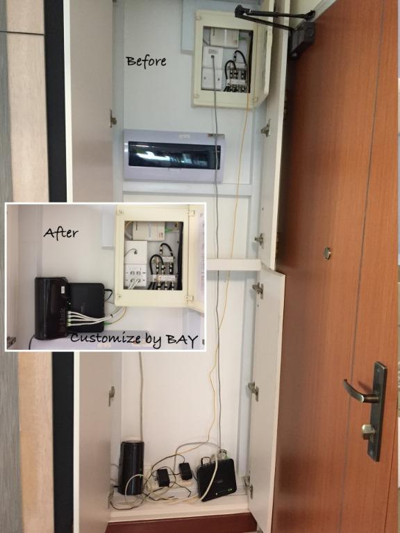 Messy Panels no worries we Custom Build Home Broadband Networks ...