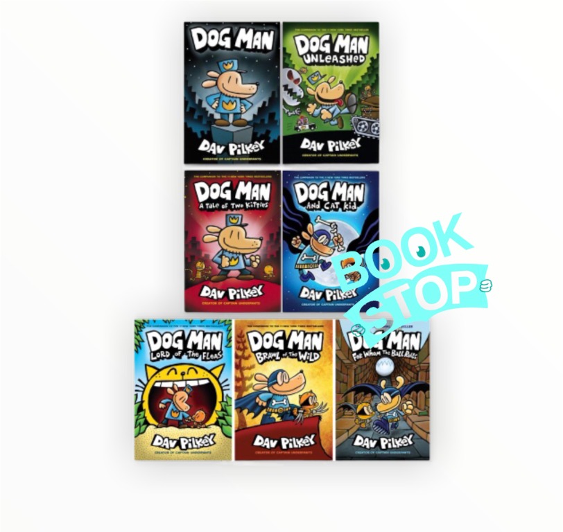 Dav Pilkey Dog Man Collection (7 Books Collection), Hobbies & Toys ...