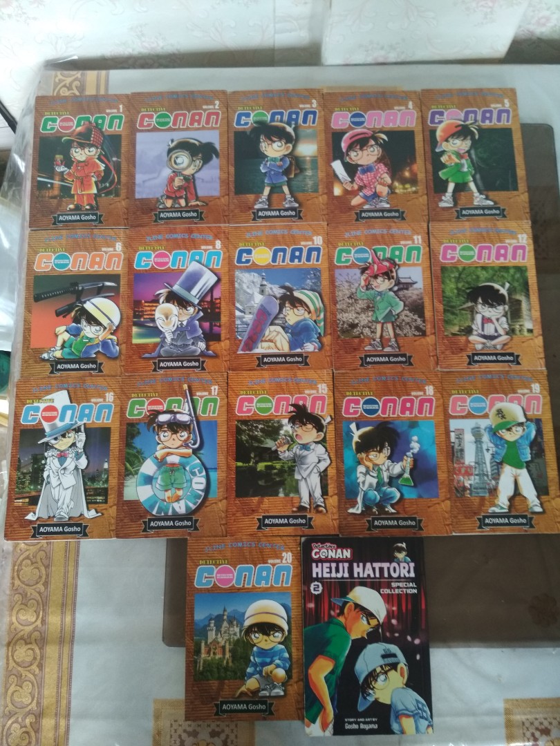 DETECTIVE CONAN MANGA SET, Hobbies & Toys, Books & Magazines, Comics ...