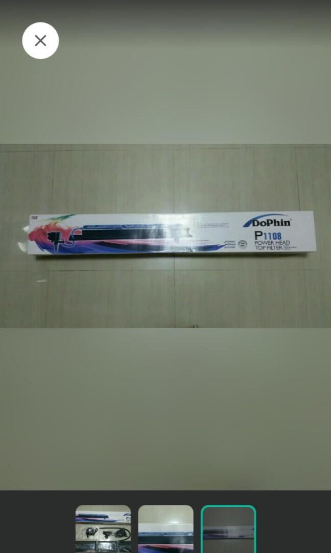 Dolphin p1108 over head power filter, Pet Supplies, Homes & Other Pet ...