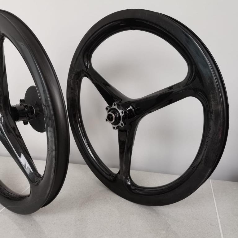 Element Tri Spoke Carbon Wheelset Discbrake 16 349 For Gust / Troy ...
