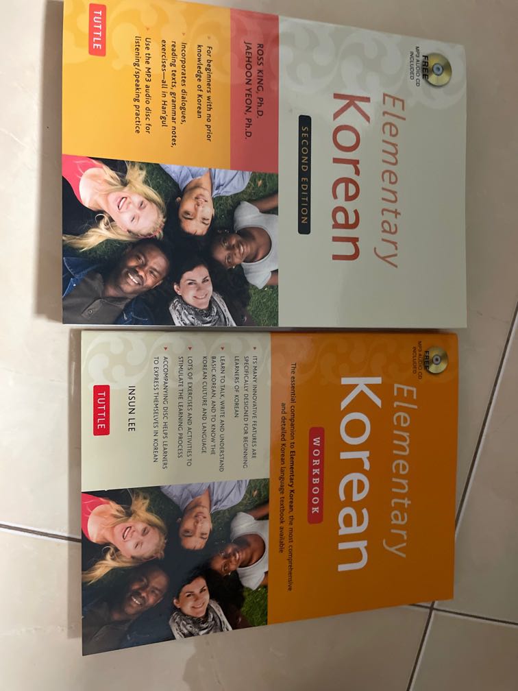 Elementary Korean Textbook and Workbook, Hobbies & Toys, Books ...
