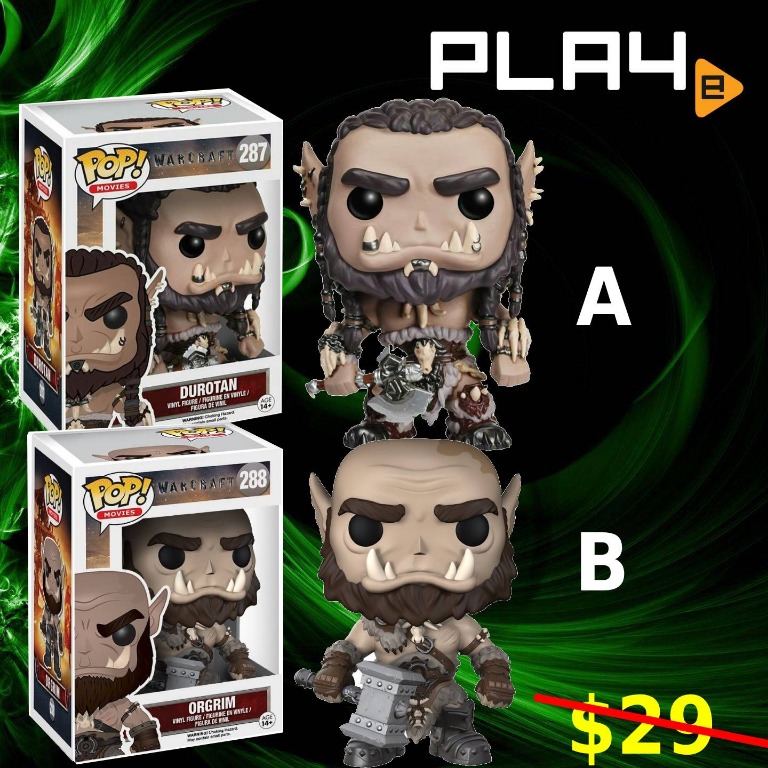 Funko POP! Warcraft Brand New, Hobbies & Toys, Toys & Games on Carousell
