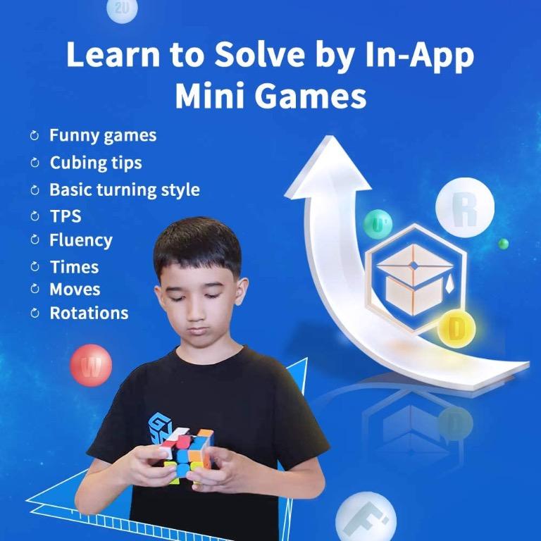 GAN 356 i2 3x3 Smart Cube 3x3x3 Magnetic Speed Cube, Hobbies & Toys ...