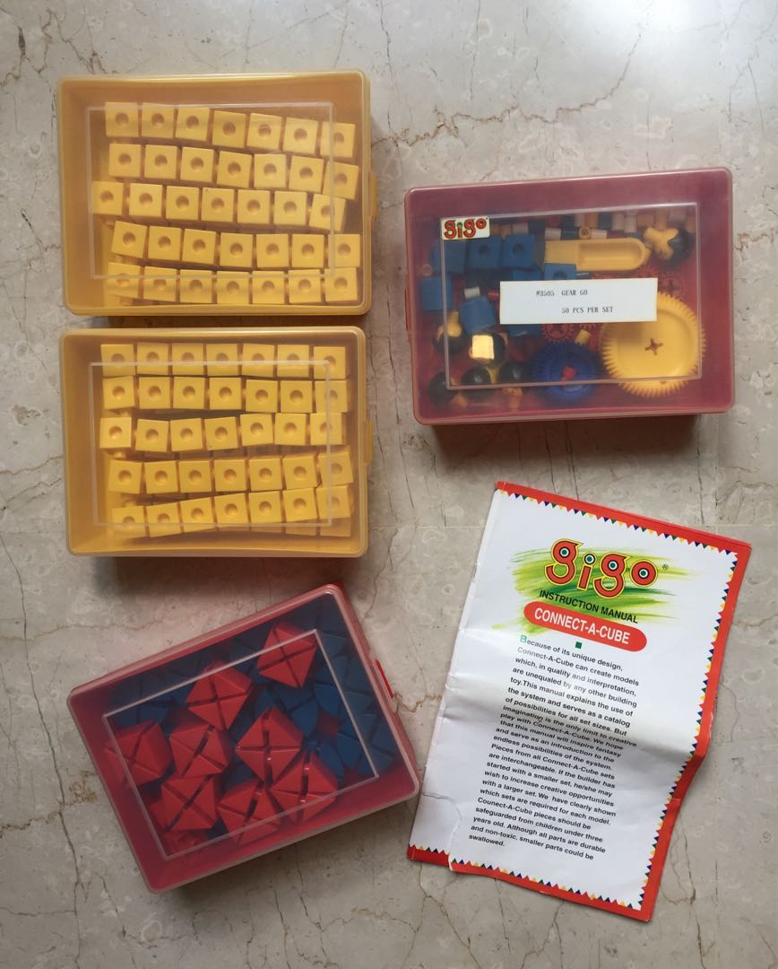 gigo Connect-A-Cube, Hobbies & Toys, Toys & Games on Carousell