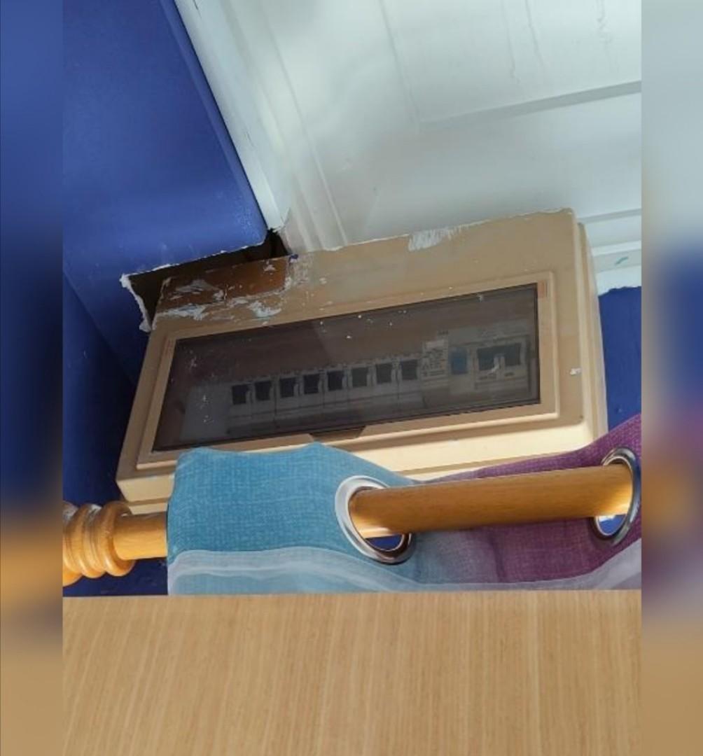 hdb db box circuit breaker replacement, Furniture & Home Living, Home ...