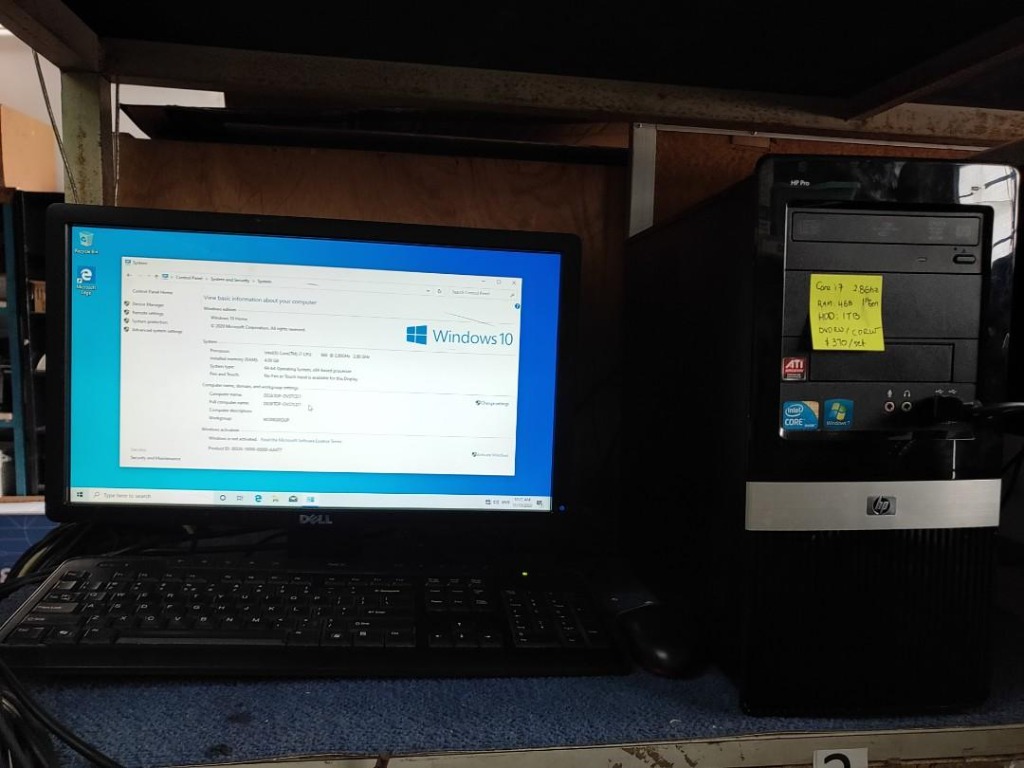 HP Pro 3130 MT Core i7 1st Gen,4GB Ram,1tb HDD Desktop Set for sale ...