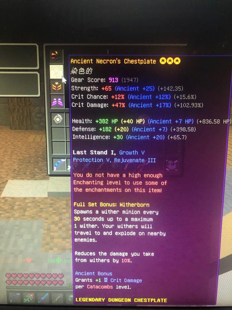 Hypixel skyblock necron full armor +FOT, 電子遊戲, 遊戲機配件, 遊戲禮物卡及帳戶 - Carousell