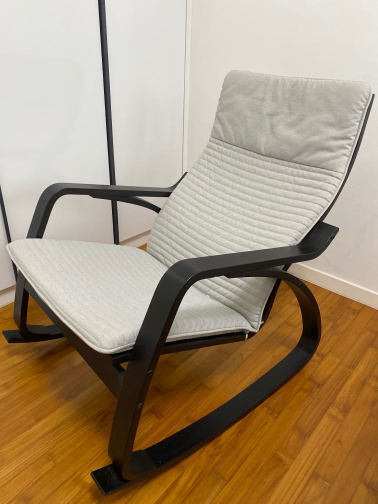 IKEA Poang Rocking Chair, Furniture & Home Living, Furniture, Chairs on ...