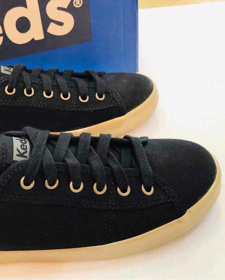 Keds Black/Gold Double Decker, Women's Fashion, Footwear, Sneakers on ...
