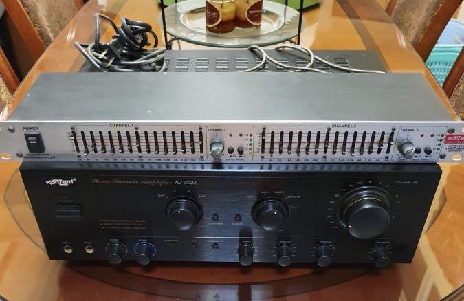 Konzert Amplifier & Equalizer with Surround Speakers Set, Audio, Soundbars, Speakers ...