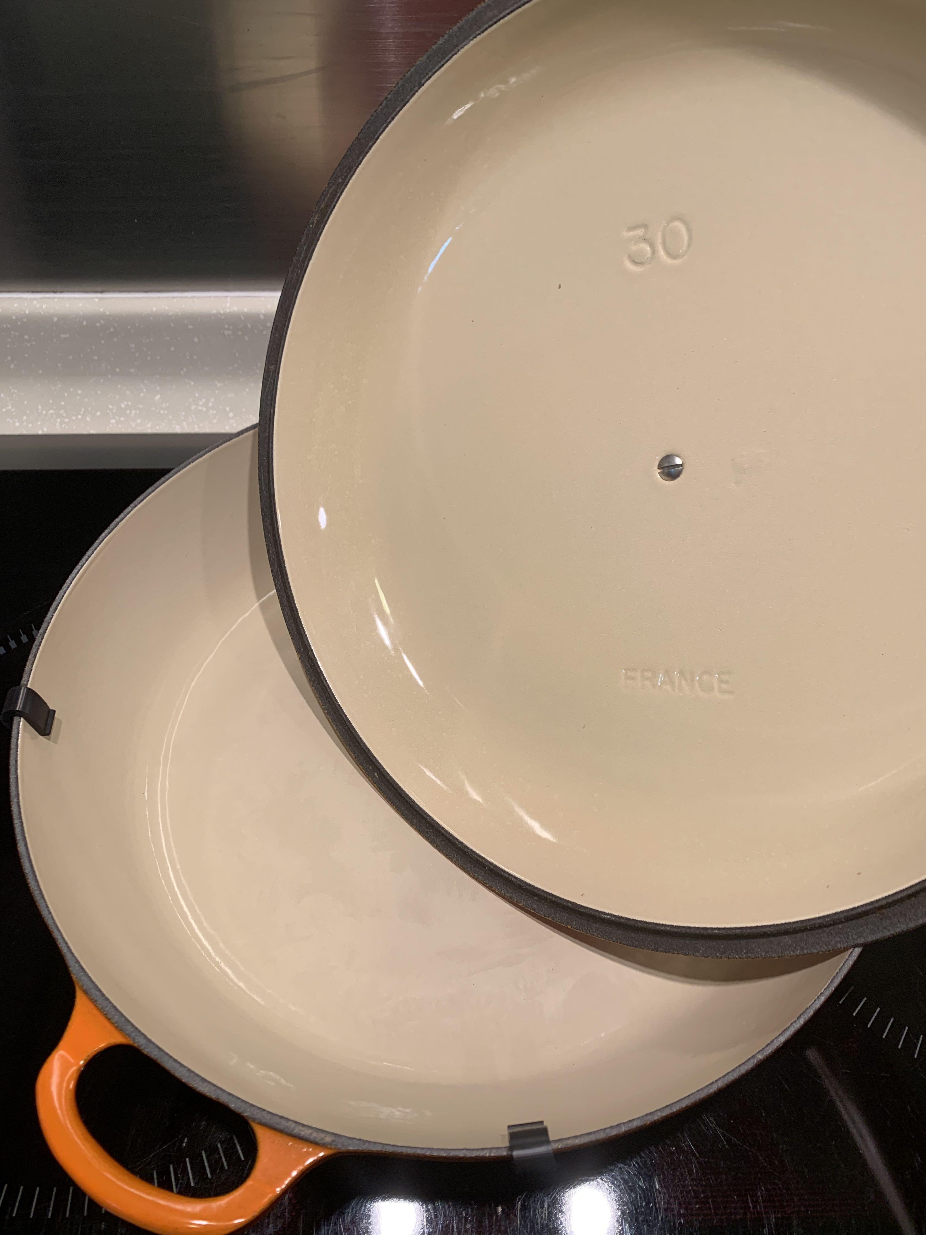 La Creuset 30inch cast iron casserole / pan, Home Appliances ...