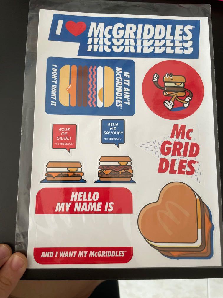 McGriddles sticker, Hobbies & Toys, Stationery & Craft, Craft Supplies ...