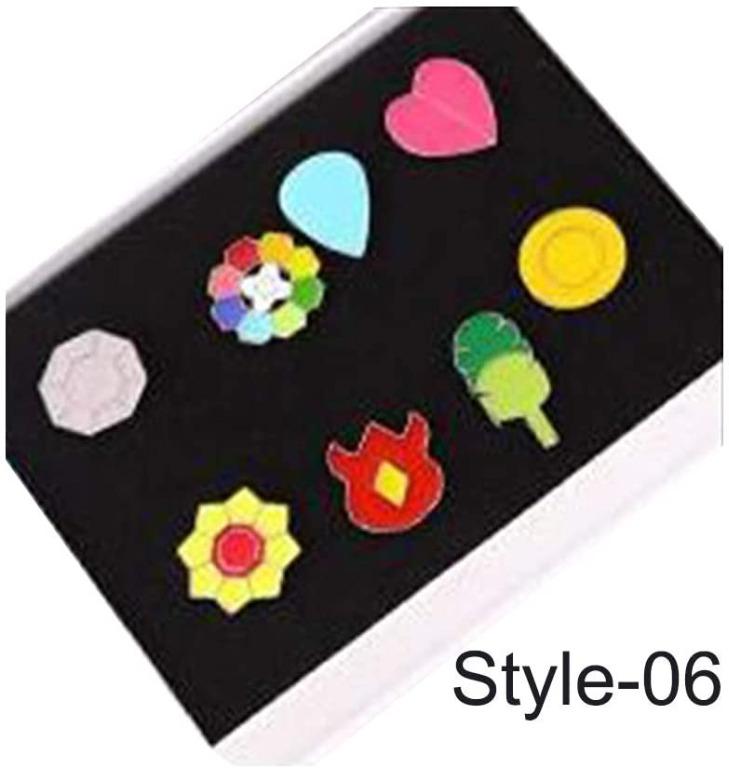 (MISSING FIRE) Pokemon Gym Badges Kanto Generation Collection Set of 8 ...