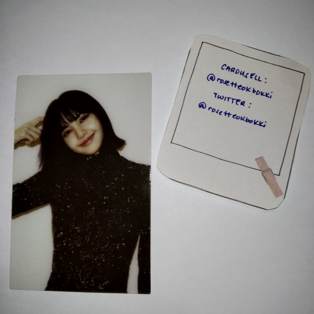 Official Blackpink Lisa The Album photocard, Hobbies & Toys ...