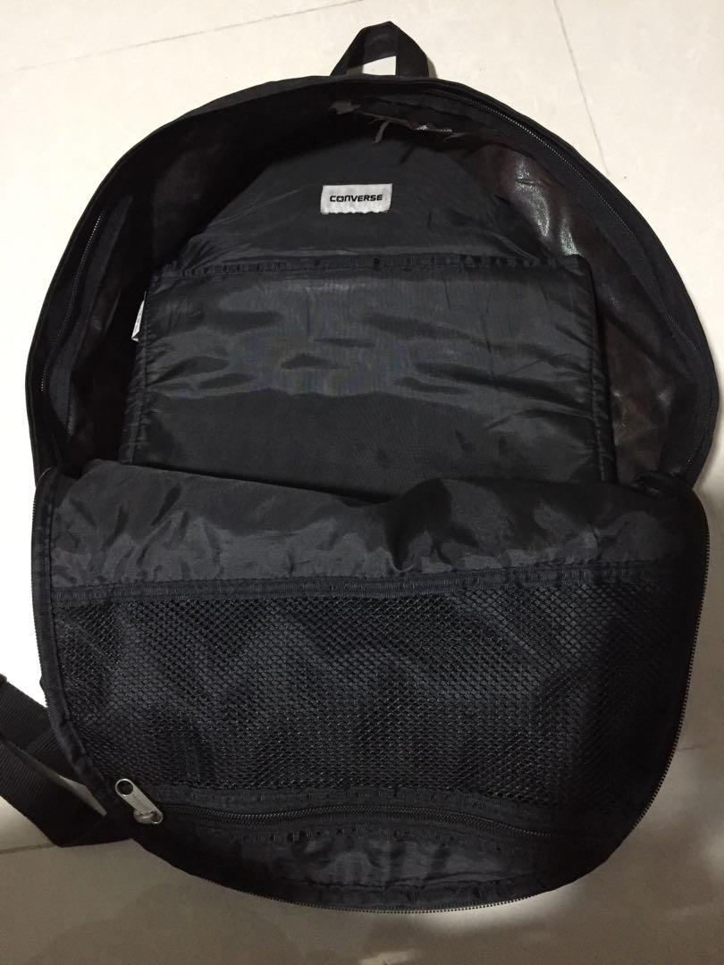 Original Converse Black Backpack, Men's Fashion, Bags, Backpacks on ...