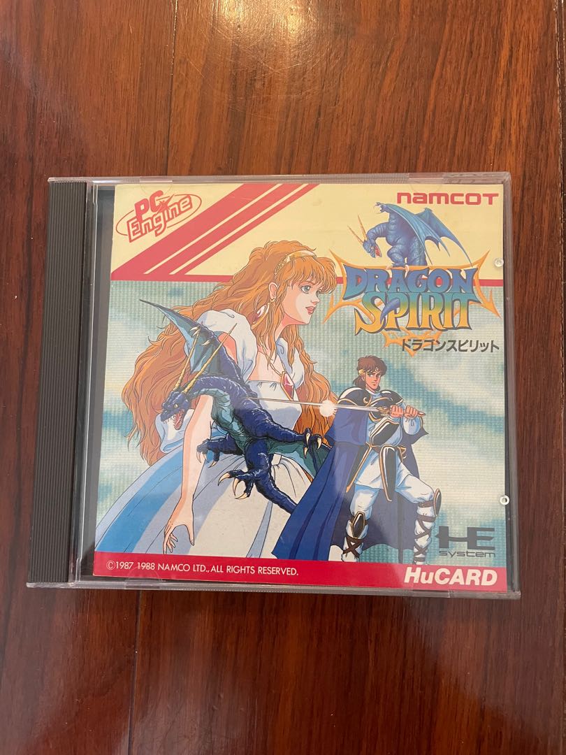 PCE PC Engine Dragon Spirit 龍魂 HuCard, 電子遊戲, 遊戲機配件, 遊戲禮物卡及帳戶 - Carousell