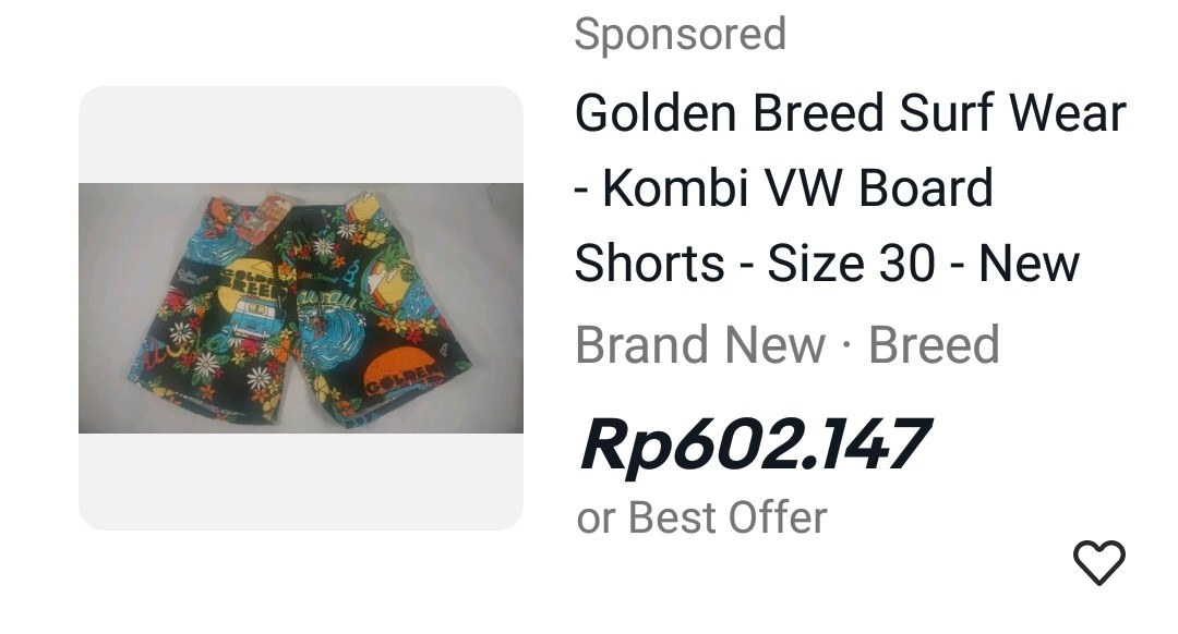 Vintage PS Golden Breed Surf, Fesyen Pria, Pakaian , Atasan di Carousell