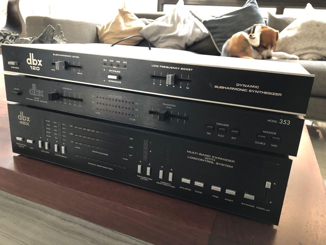 Rare DBX 4BX, DBX 353, DBX 120 - excellent!, Audio, Soundbars, Speakers ...