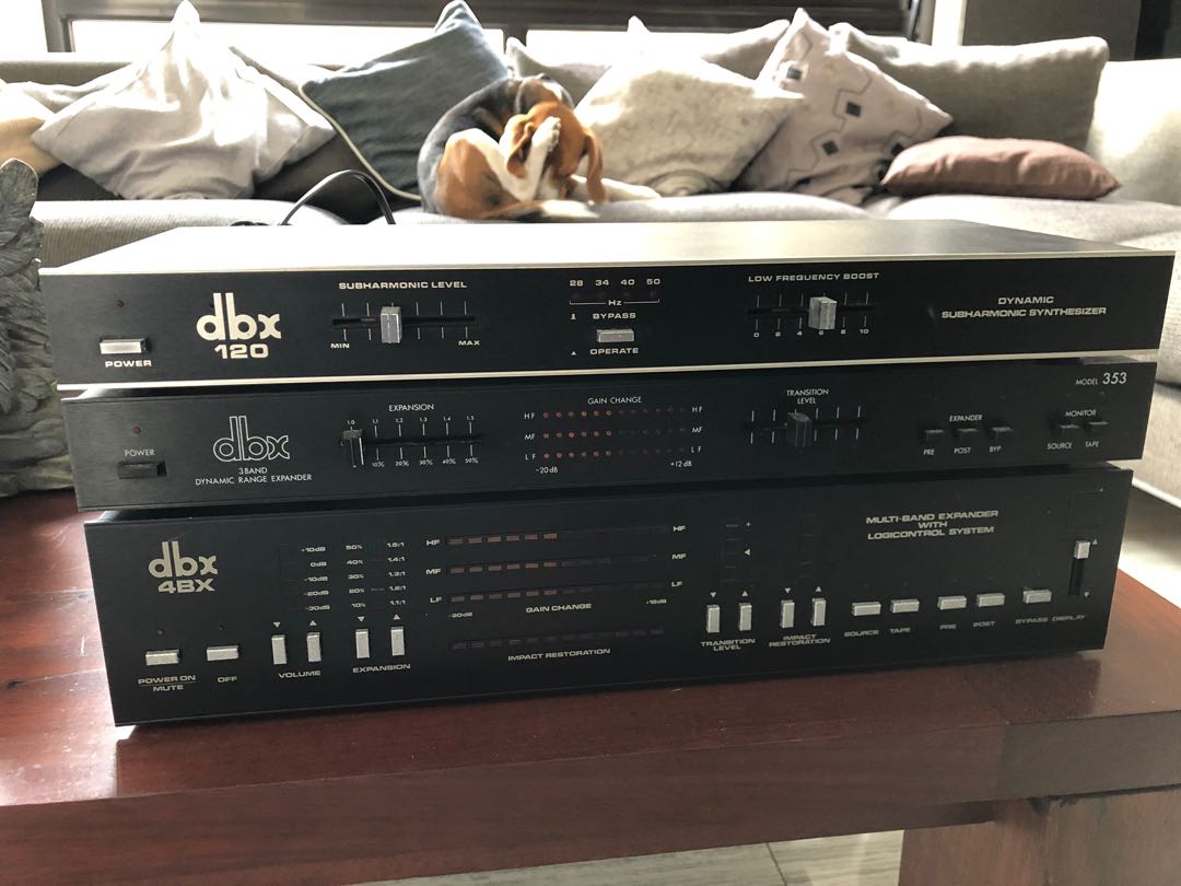 Rare DBX 4BX, DBX 353, DBX 120 - excellent!, Audio, Soundbars, Speakers ...