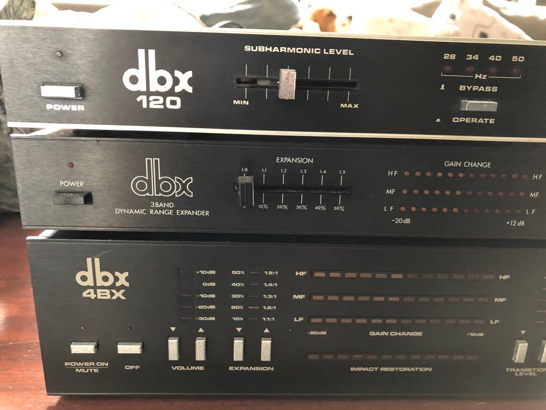 Rare DBX 4BX, DBX 353, DBX 120 - excellent!, Audio, Soundbars, Speakers ...
