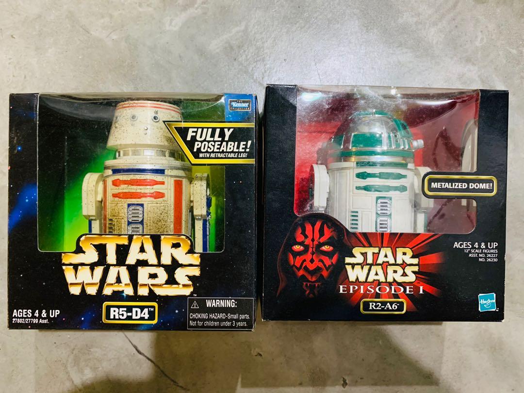 Star Wars droids R5-D4 and R2-A6, Hobbies & Toys, Toys & Games on Carousell