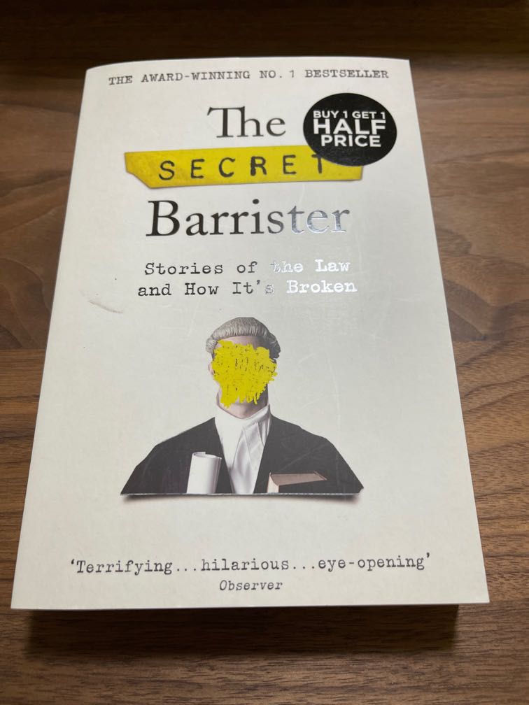 The secret barrister, Hobbies & Toys, Books & Magazines, Fiction & Non ...