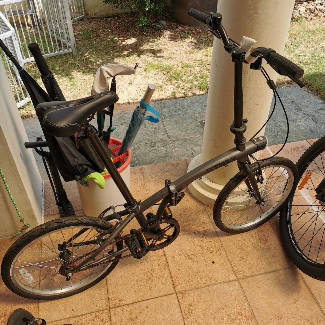 Tilt 100 Foldable Bike Decathlon, Sports Equipment, Bicycles & Parts ...